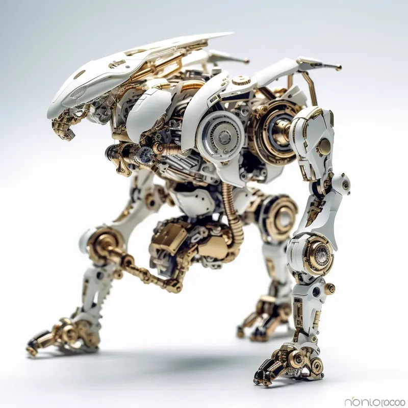 Detailed Mecha Robots Pictures Midjourney Prompt | PromptBase
