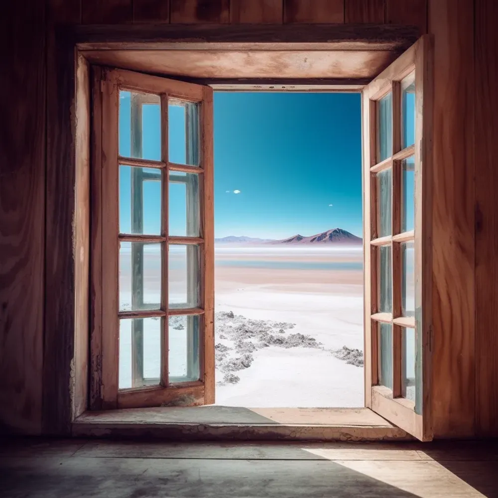 Beautiful Window Views Midjourney Prompt | PromptBase