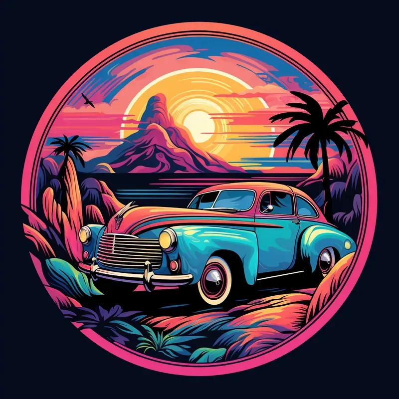 Circular Art Logos Midjourney Prompt | PromptBase