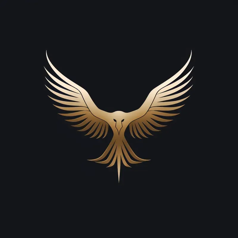 Geometric Flying Logos Midjourney Prompt | PromptBase