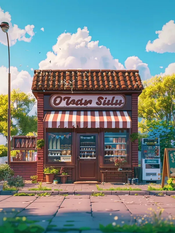 Animated Minnie Buildings Midjourney Prompt | PromptBase