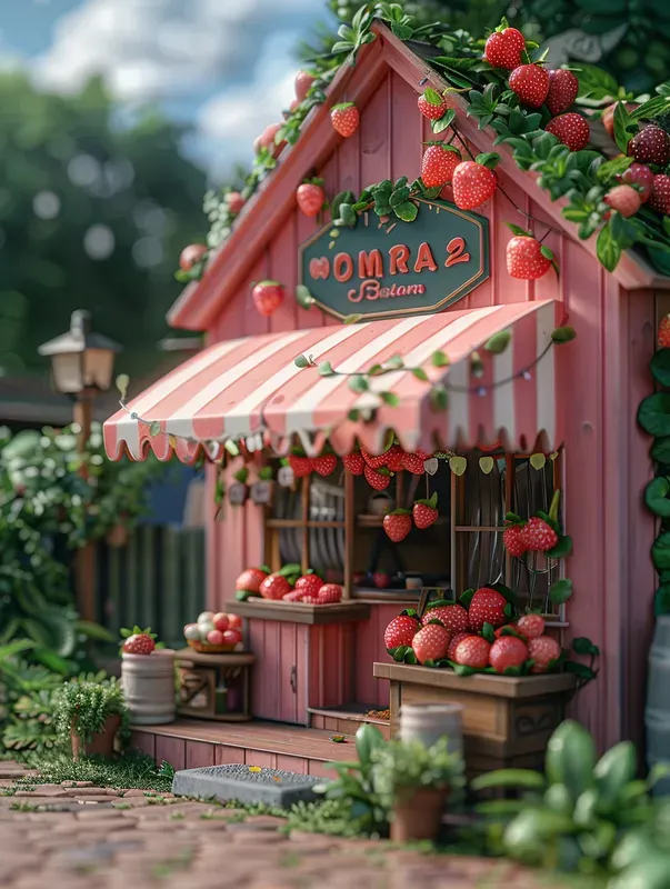 Animated Minnie Buildings Midjourney Prompt | PromptBase