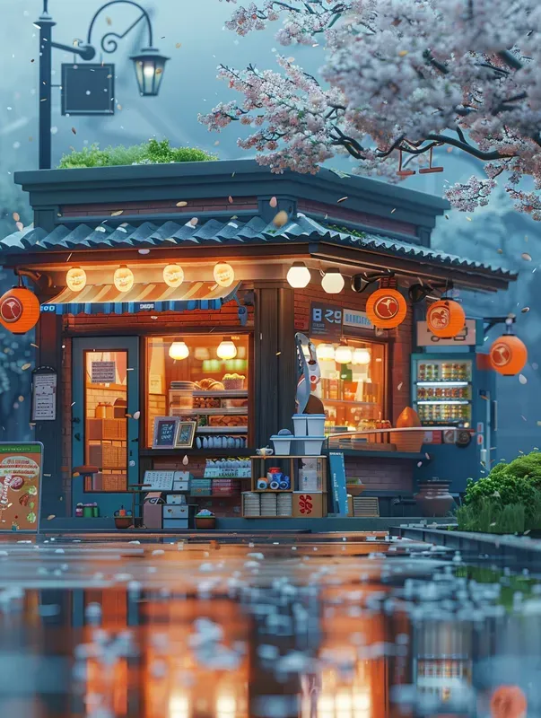 Animated Minnie Buildings Midjourney Prompt | PromptBase