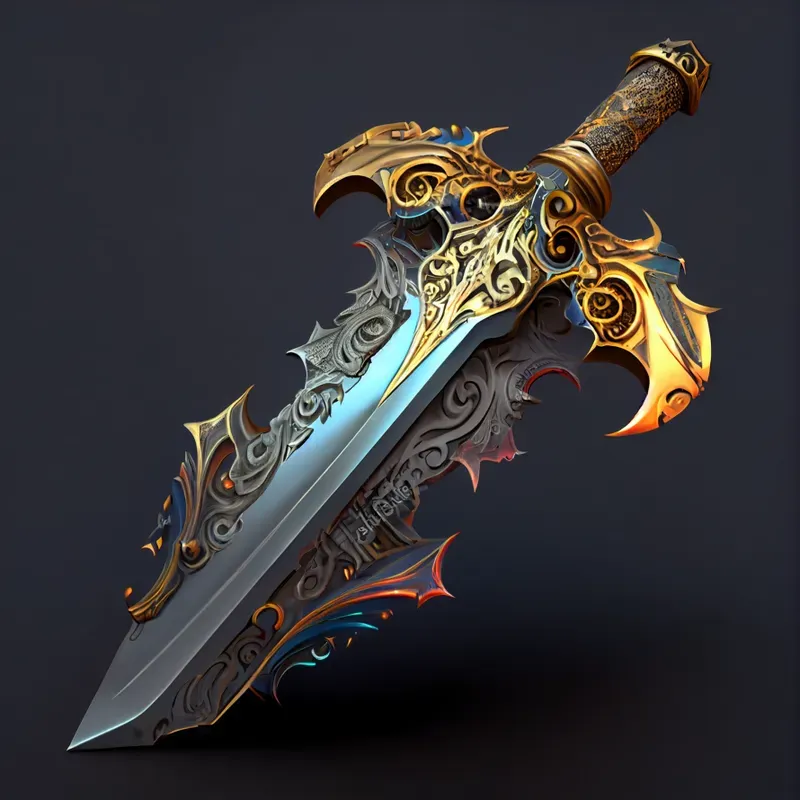 3D Fictional Weapons Midjourney Prompt | PromptBase