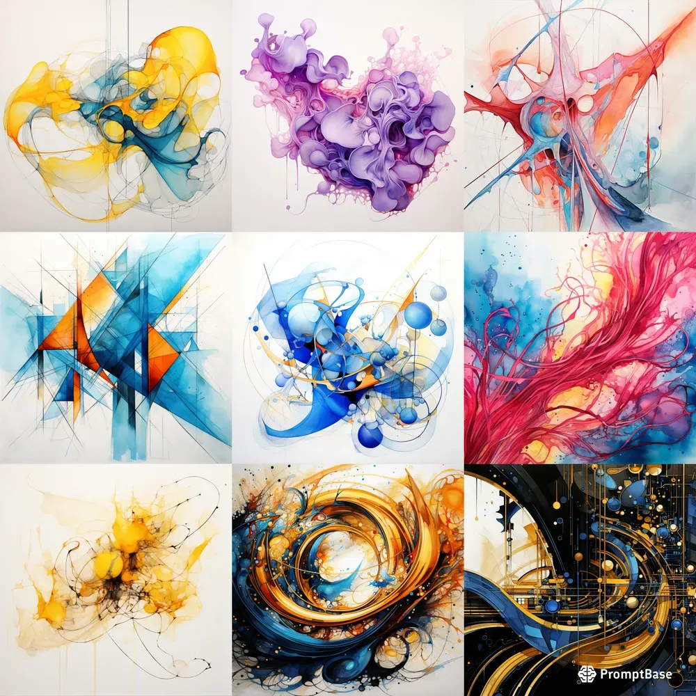 Abstracts Of Pure Colors Midjourney Prompt | PromptBase