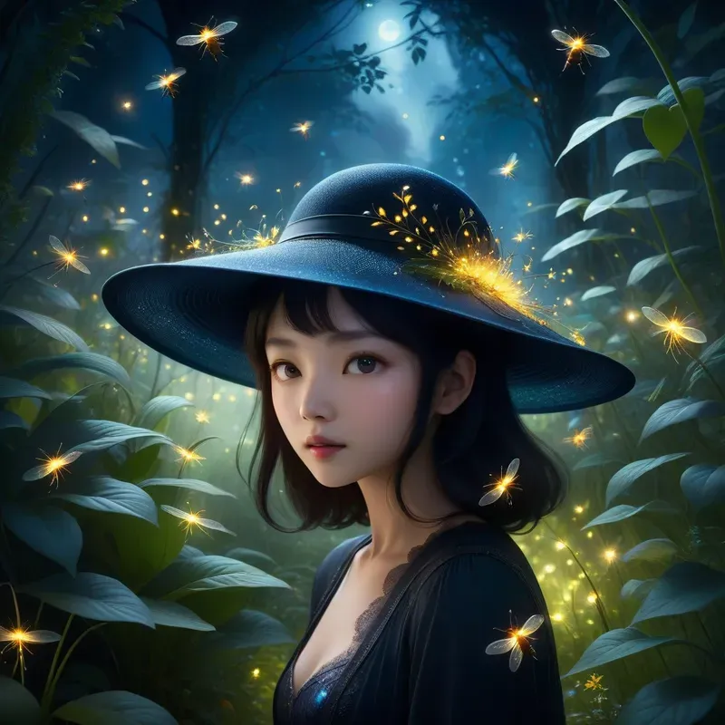 The Midnight Gardens Ethereal Dances Stable Diffusion Prompt | PromptBase