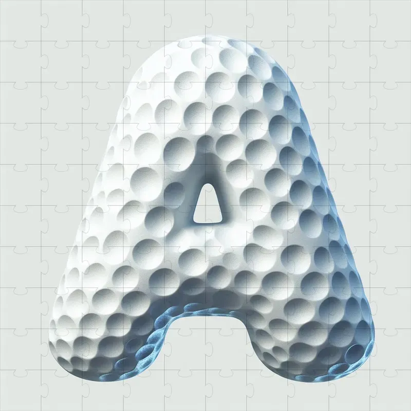 Golf Doodle Letters DALL·E Prompt | PromptBase