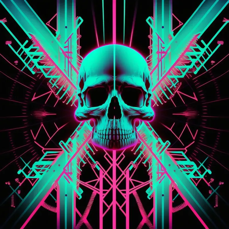 Epic Synthwave Patterns Midjourney Prompt | PromptBase