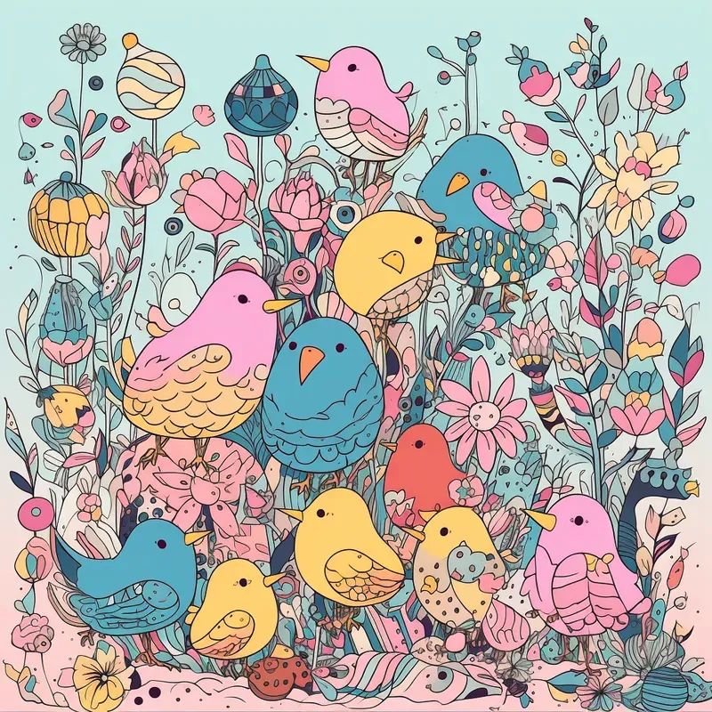 Cute Pastel Art For Kids Midjourney Prompt | PromptBase