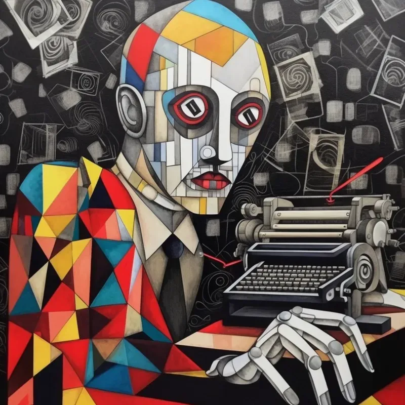 Quirky Cubism Wall Art Midjourney Prompt | PromptBase