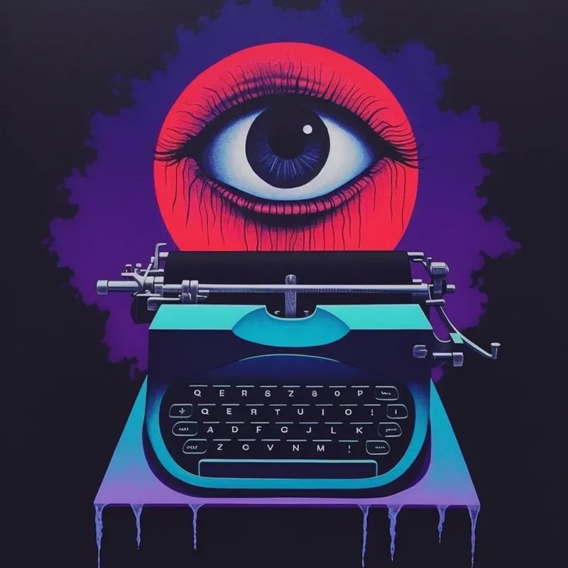 Vibrant Weird Posters Midjourney Prompt | PromptBase