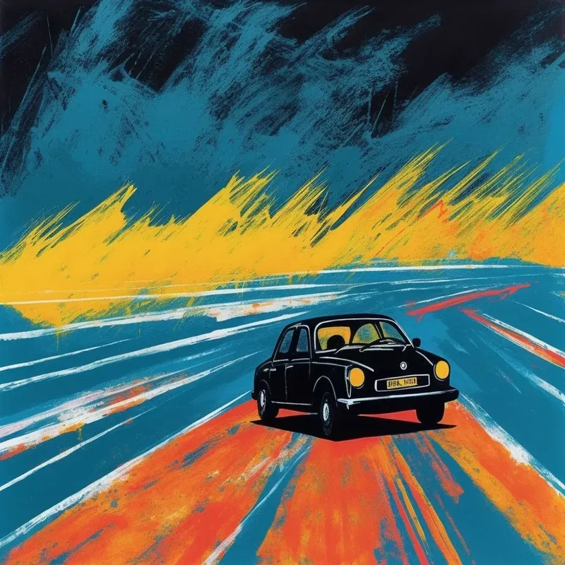 Vibrant Weird Posters Midjourney Prompt | PromptBase