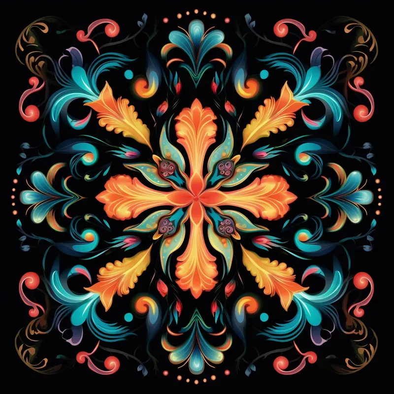 Funky Neon Shapes And Patterns Midjourney Prompt | PromptBase