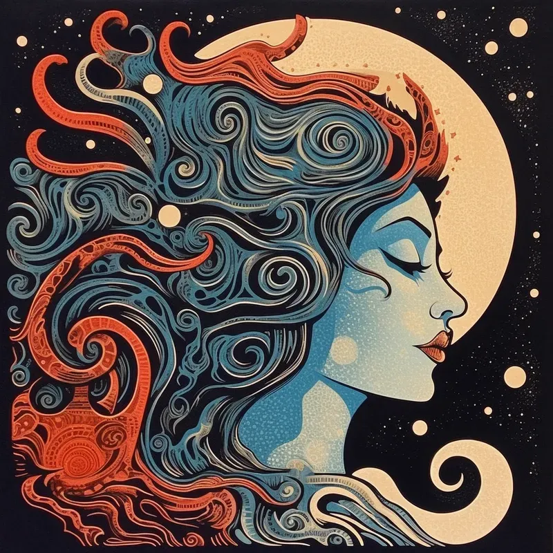 Creepy Surreal Linocuts Midjourney Prompt | PromptBase