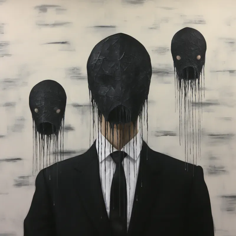 Scary Surreal Paintings Midjourney Prompt | PromptBase