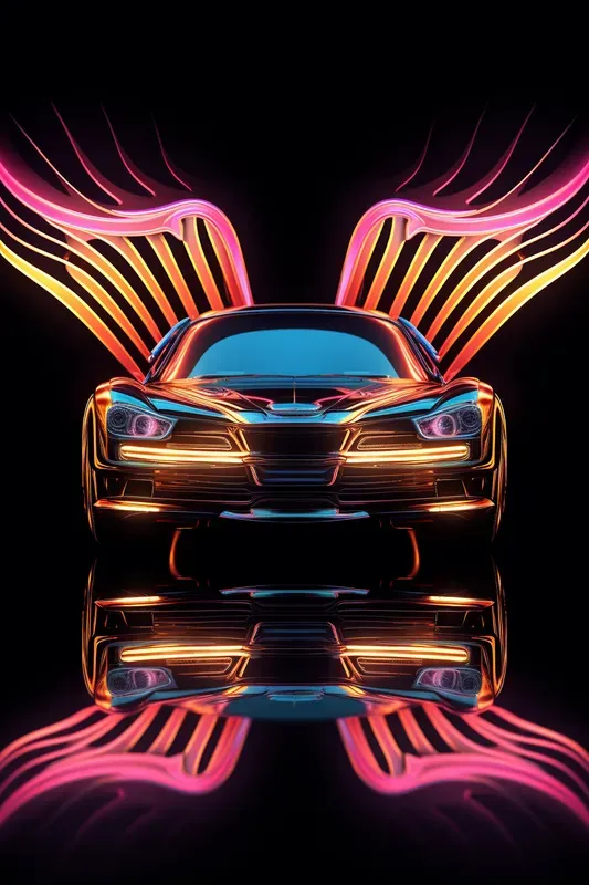 Epic Neon Wallpapers Midjourney Prompt | PromptBase