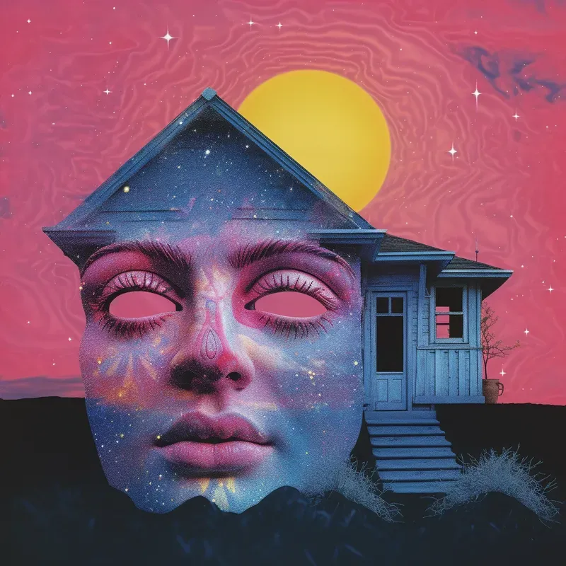 Trippy 80s Cover Art Midjourney Prompt | PromptBase