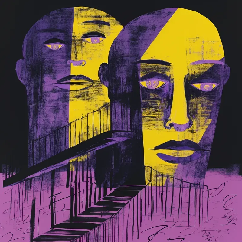 Creepy And Weird Cover Art Midjourney Prompt | PromptBase