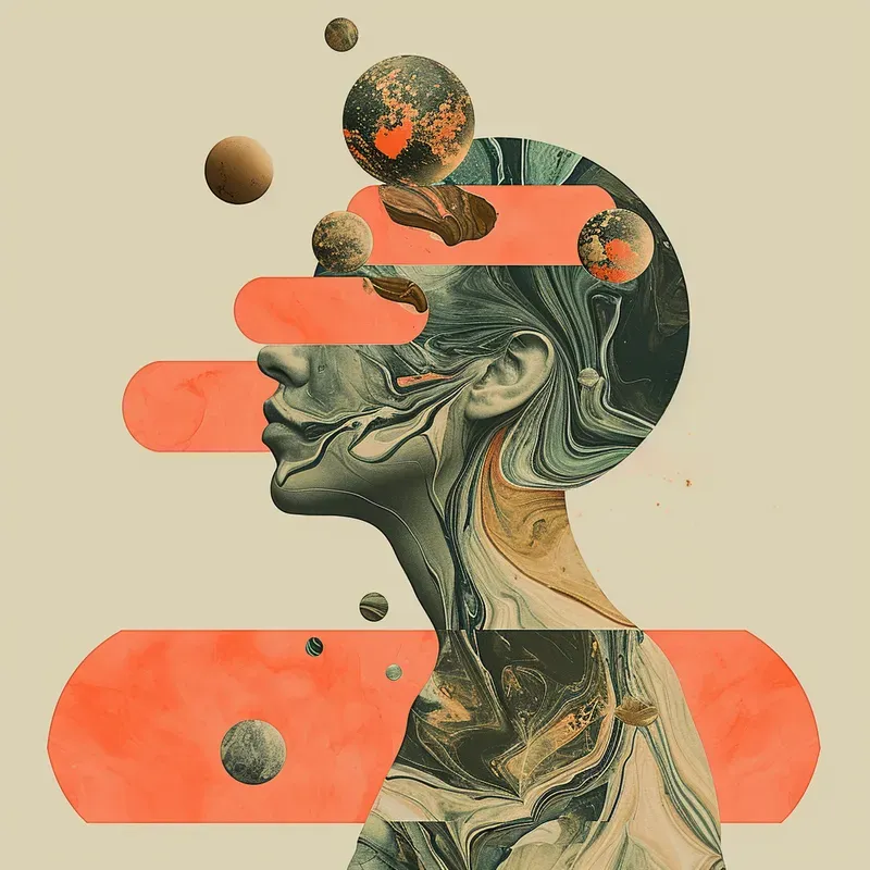 Strange Surreal Collages Midjourney Prompt | PromptBase