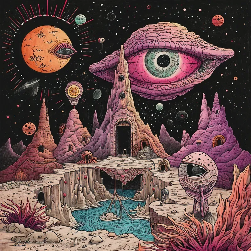Weird Surreal Doodles Midjourney Prompt | PromptBase