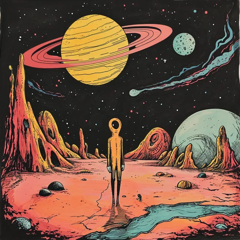 Weird Surreal Doodles Midjourney Prompt | PromptBase