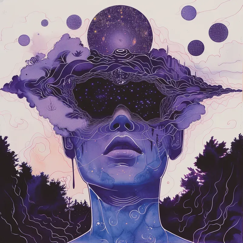 Surreal Otherworldly Art Prints Midjourney Prompt | PromptBase