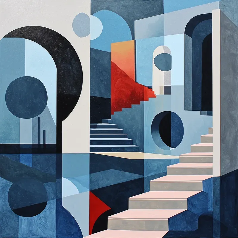 Gentle Cubist Paintings Midjourney Prompt | PromptBase