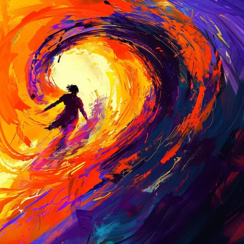 Dynamic Messy Paintings Midjourney Prompt | PromptBase