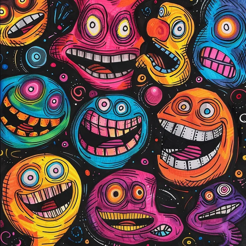 Super Trippy Whimsical Illustrations Midjourney Prompt | PromptBase