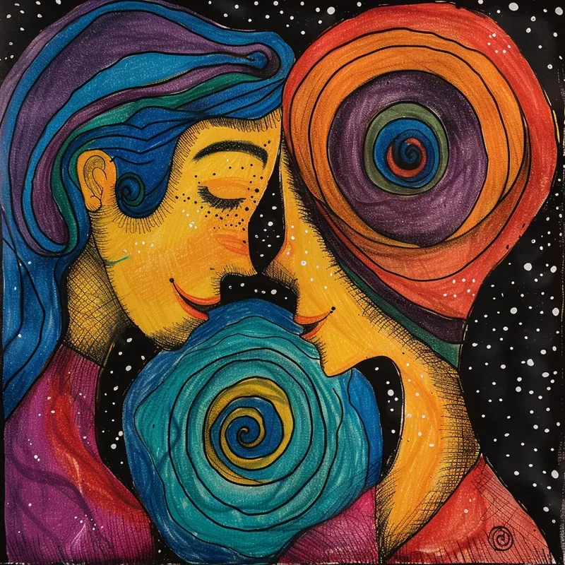 Super Trippy Whimsical Illustrations Midjourney Prompt | PromptBase