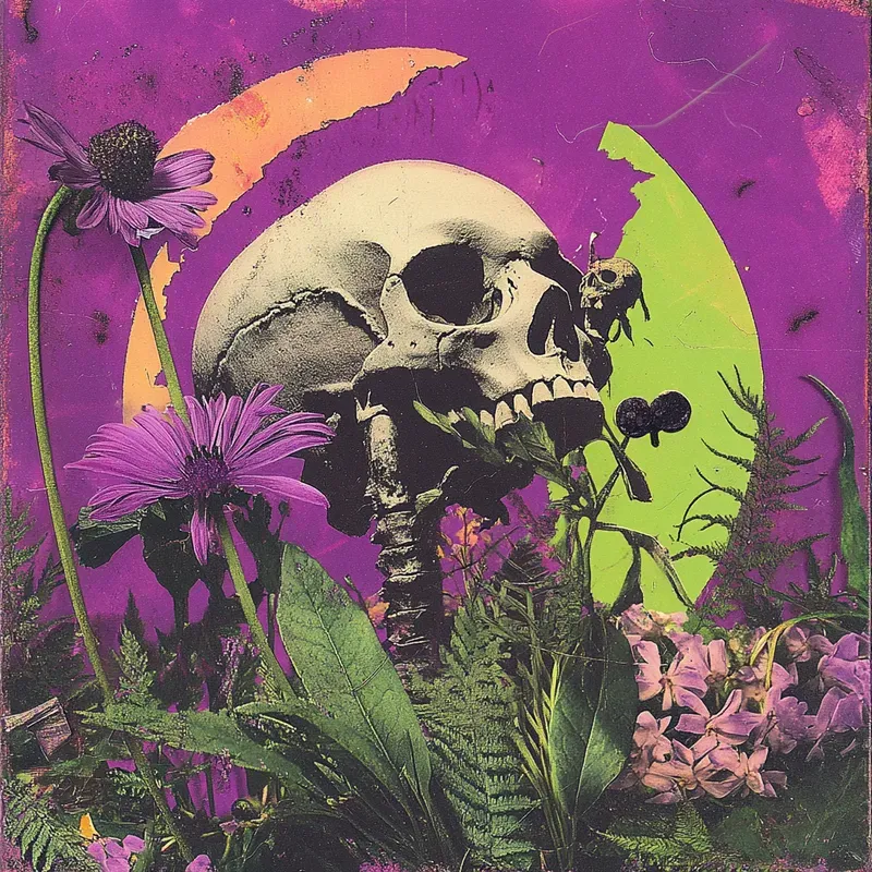 Super Weird Collage Art Midjourney Prompt | PromptBase