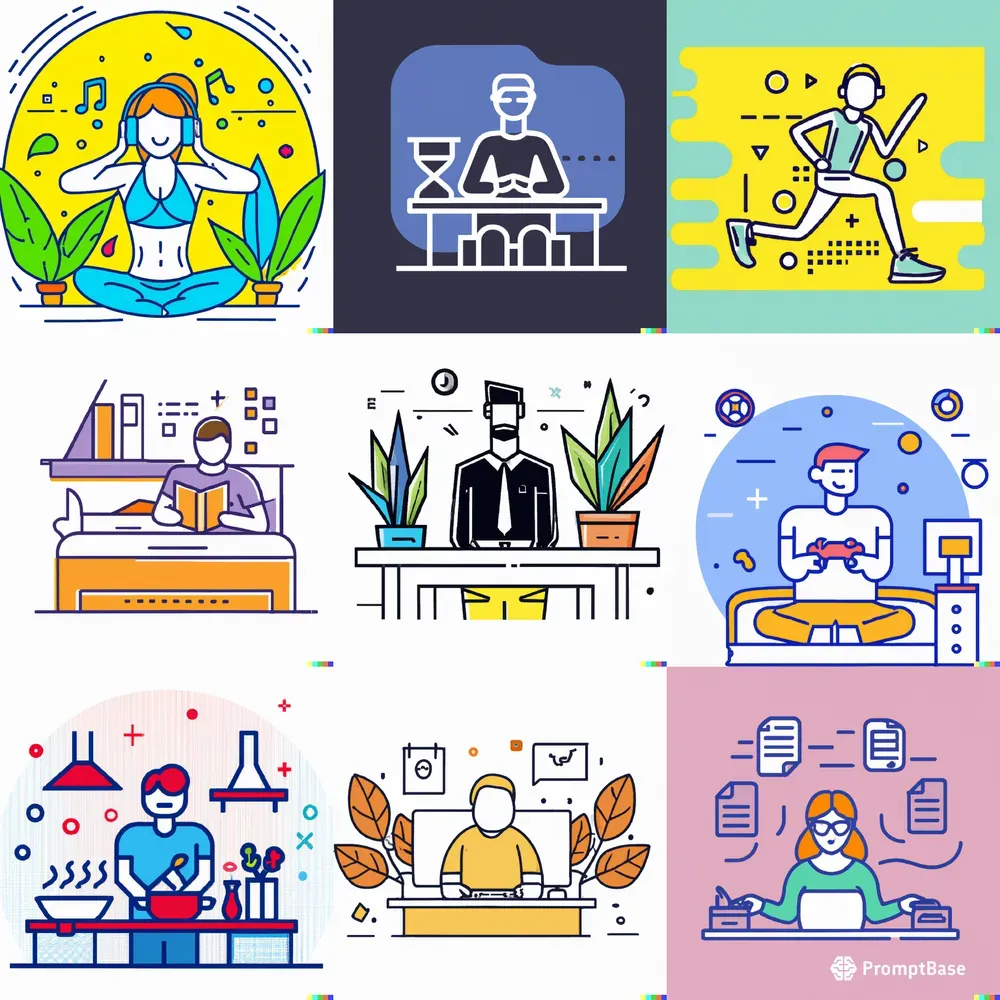 Illustration Vector DALL·E Prompt | PromptBase