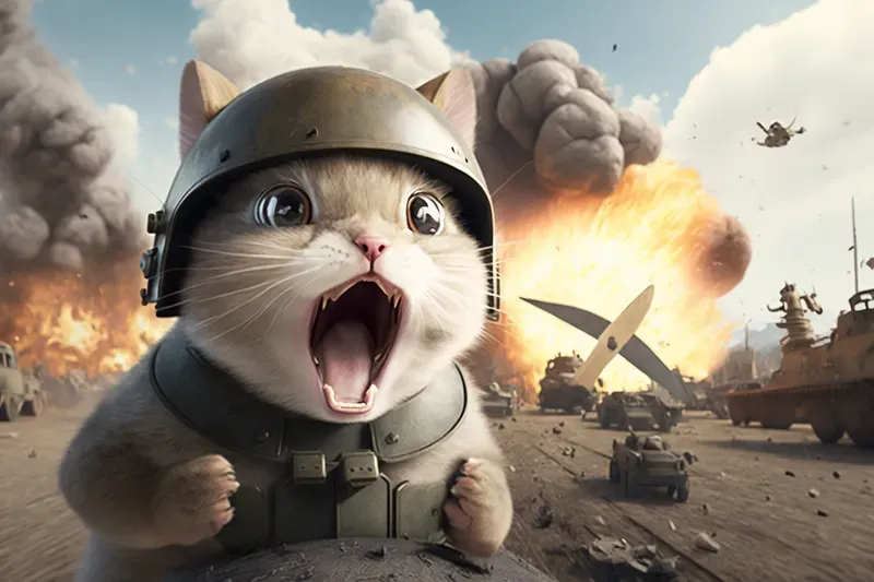 Brave Soldier Paws Midjourney Prompt | PromptBase