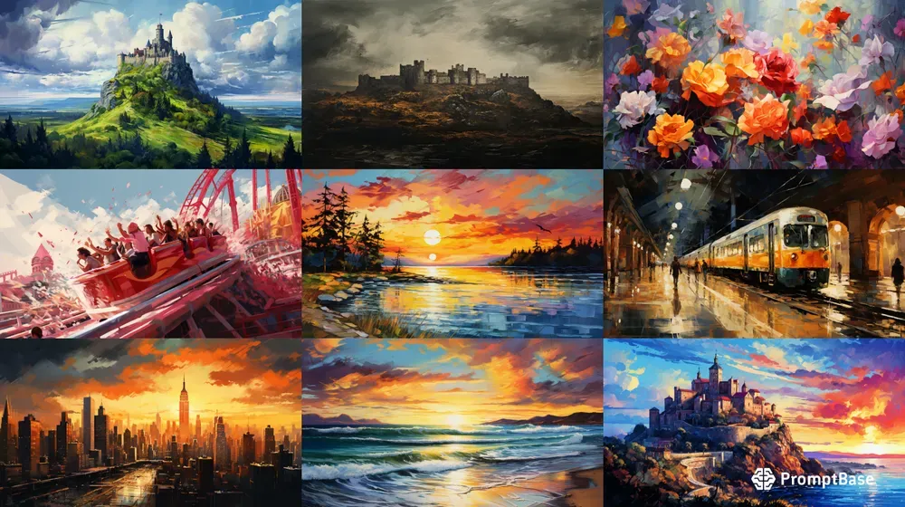 Neoexpressionism Impasto Style Art Proms Midjourney Prompt | PromptBase