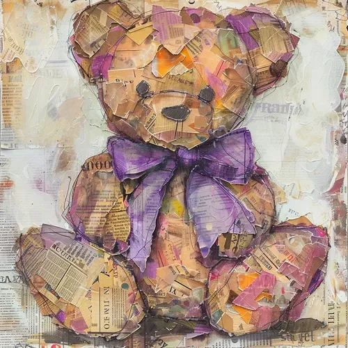 Collage Storybook Illustrations For Kids App | PromptBase