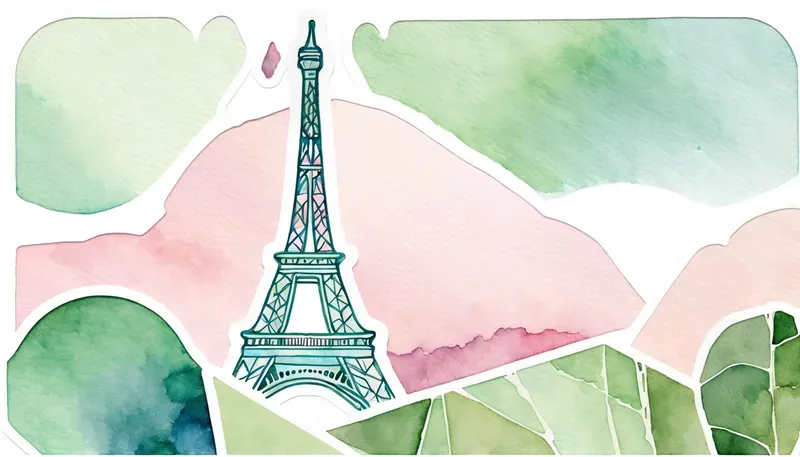 Iconic Landmarks Stickers DALL·E Prompt | PromptBase