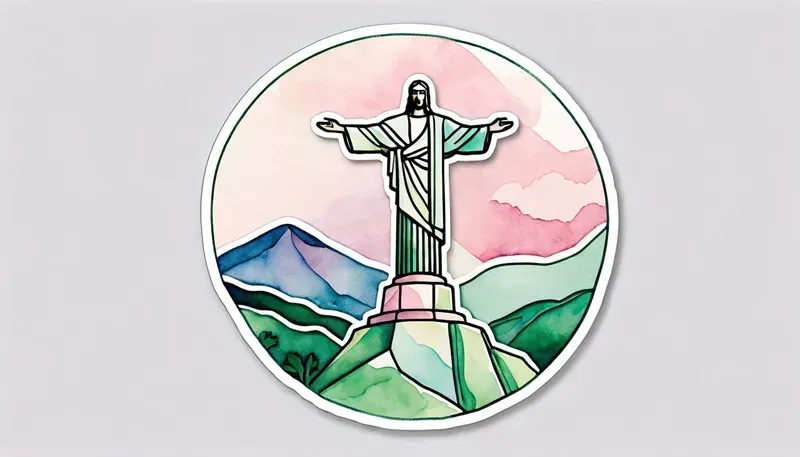 Iconic Landmarks Stickers DALL·E Prompt | PromptBase