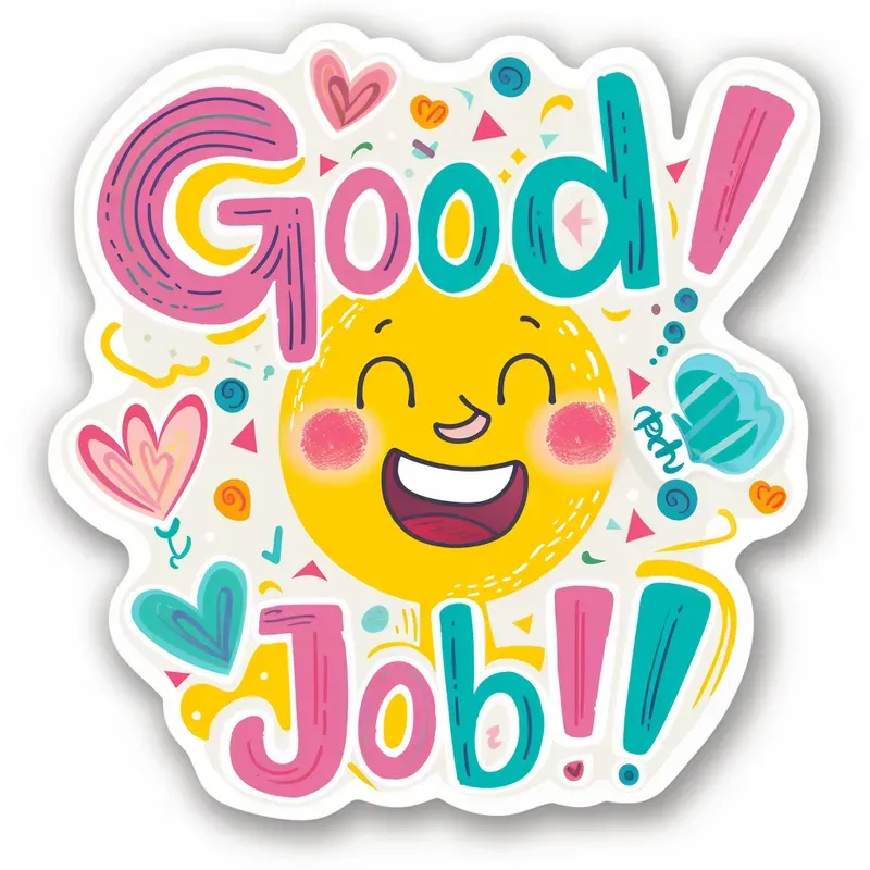 Personalized Smiley Face Reward Stickers Midjourney Prompt | PromptBase