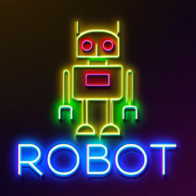 Vibrant Neon Light Art Logos DALL·E Prompt | PromptBase