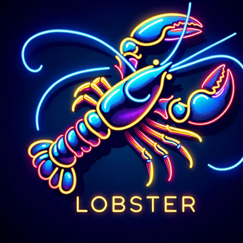 Vibrant Neon Light Art Logos DALL·E Prompt | PromptBase