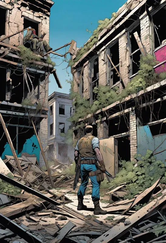 Dynamic Comic Scenes DALL·E Prompt | PromptBase