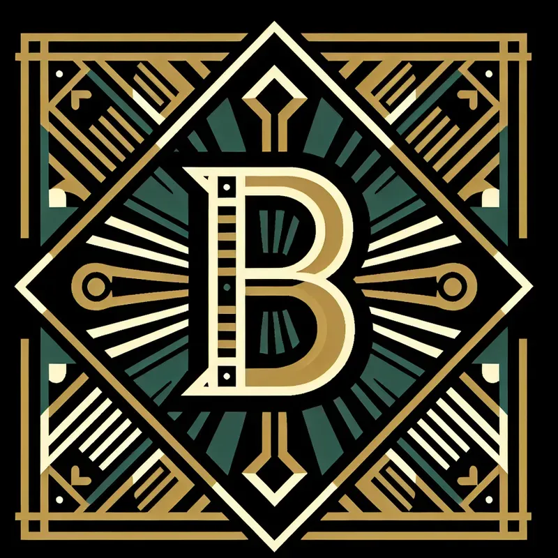Art Deco Monogram Designs DALL·E Prompt | PromptBase