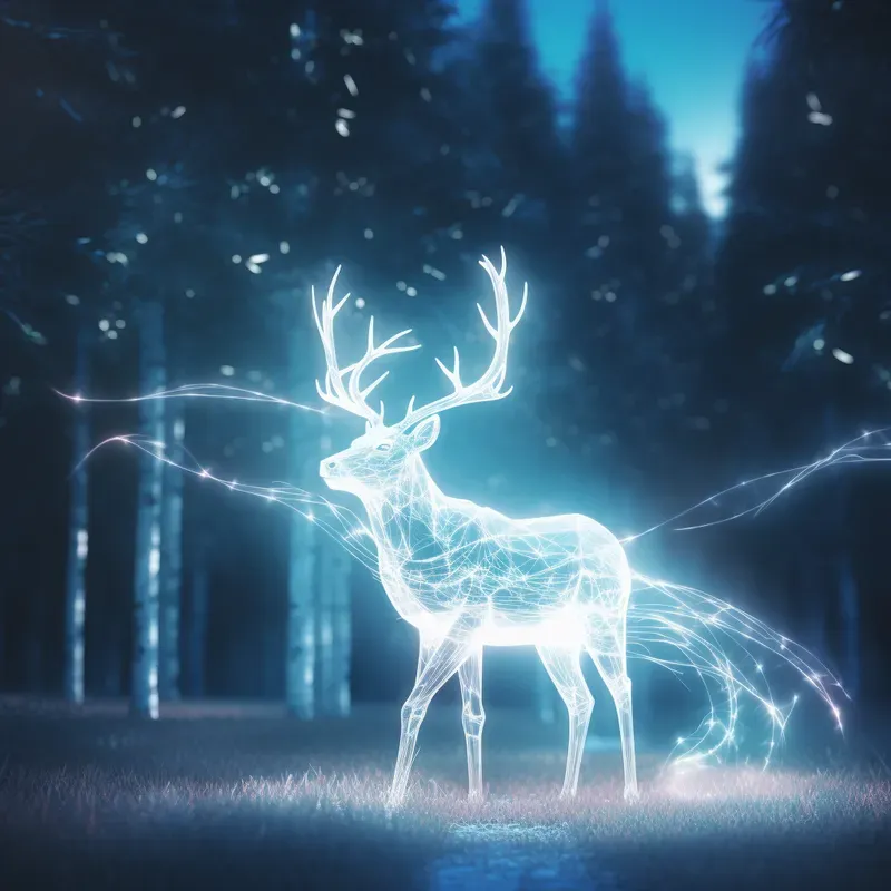 Patronus Charm Figures Midjourney Prompt | PromptBase