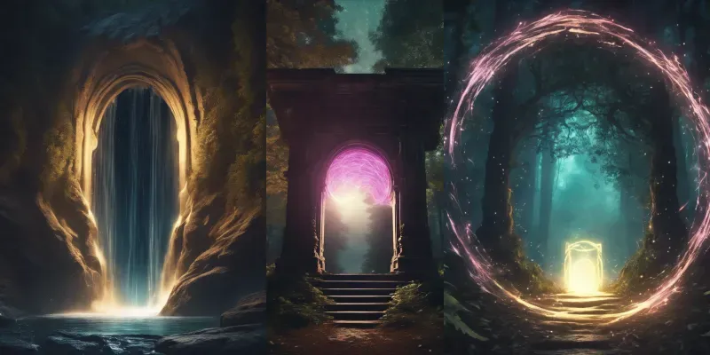 Realistic Portal Generator App | PromptBase