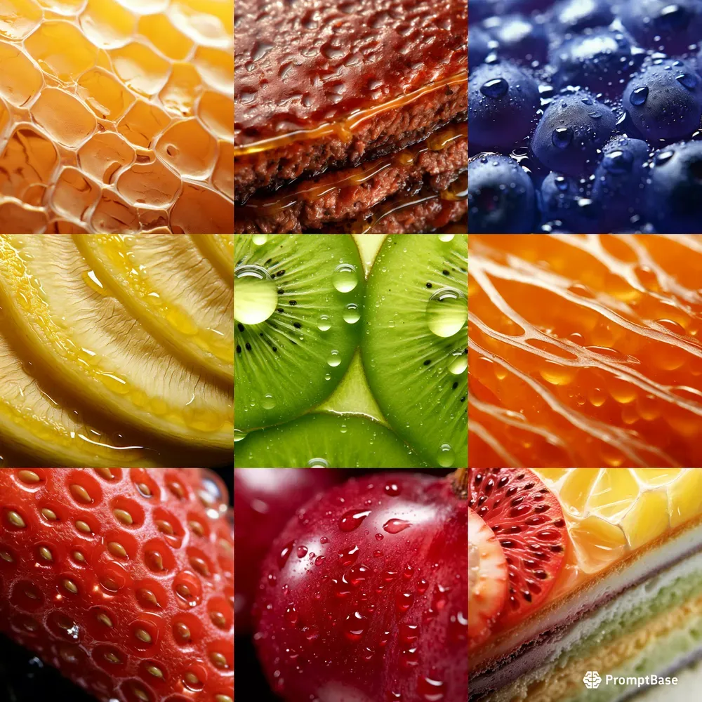 Micro Food Photographs Midjourney Prompt | PromptBase