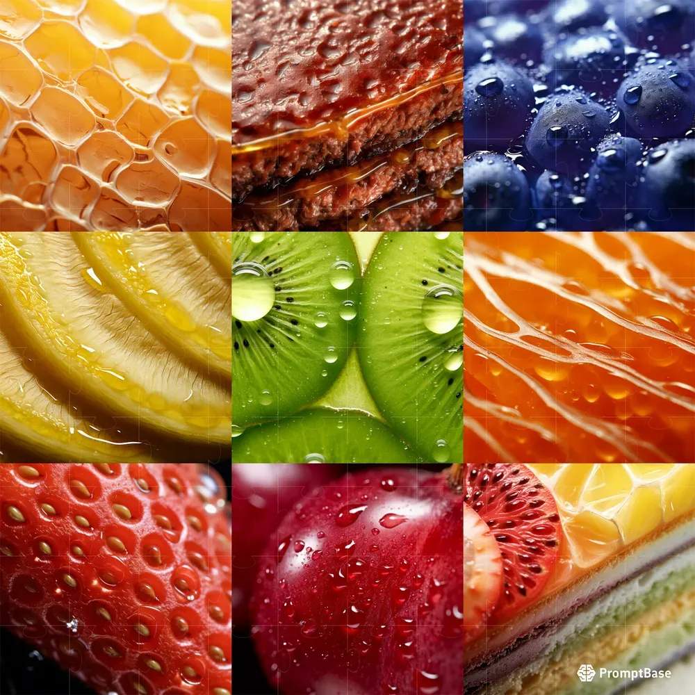 Micro Food Photographs Midjourney Prompt | PromptBase