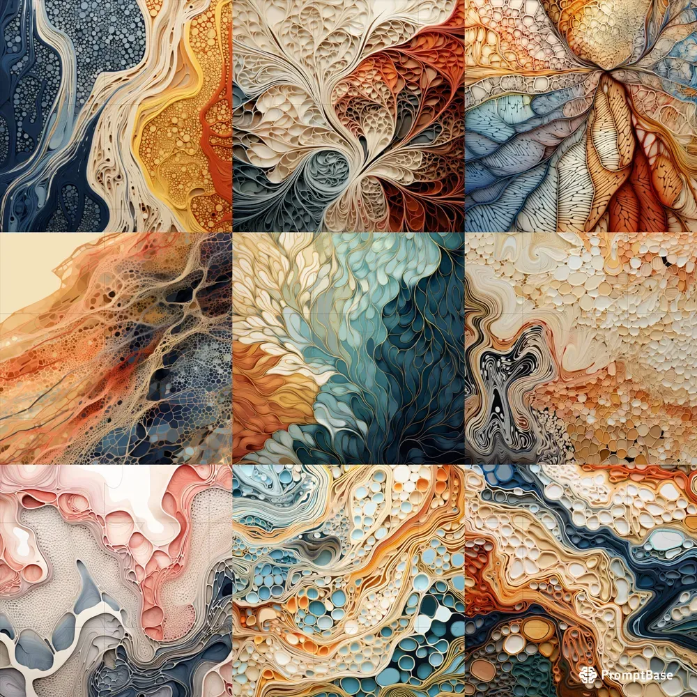 Biometric Abstract Art Midjourney Prompt | PromptBase