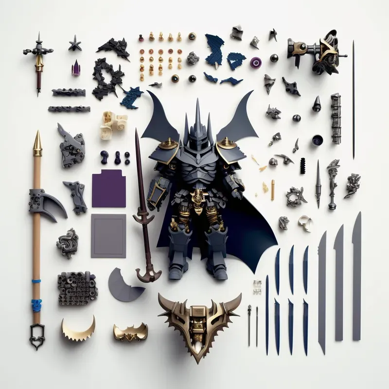 Warhammers Overhead Shots With Arrangements Midjourney Prompt | PromptBase