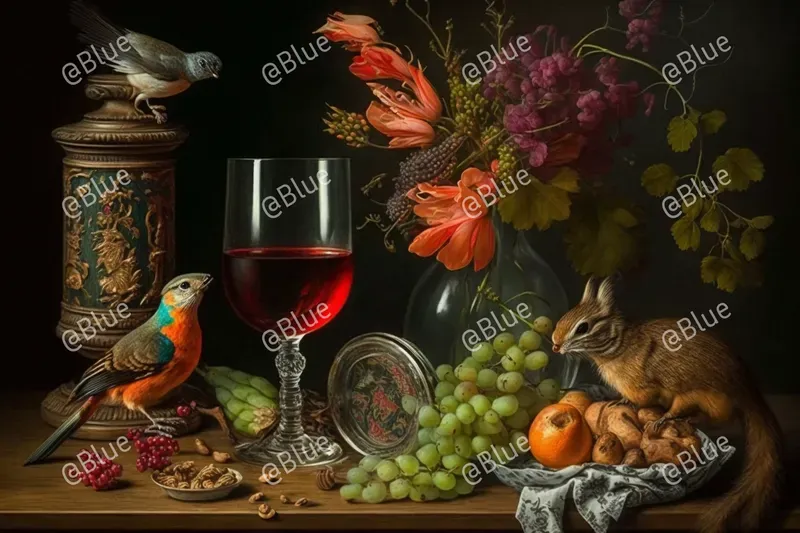 Still Life Compositions Midjourney Prompt | PromptBase