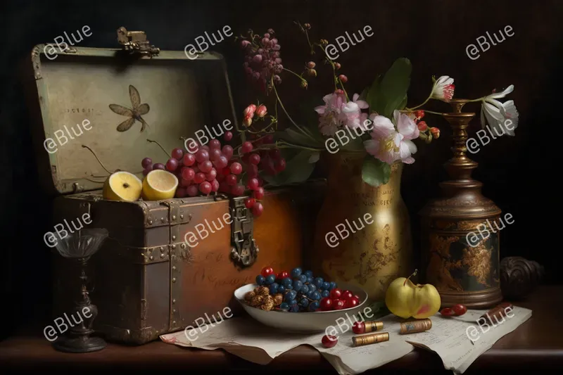 Still Life Compositions Midjourney Prompt | PromptBase
